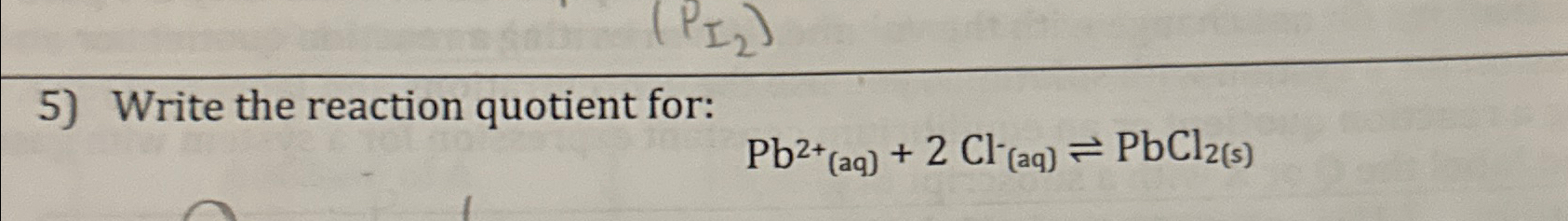 Solved Write the reaction quotient | Chegg.com