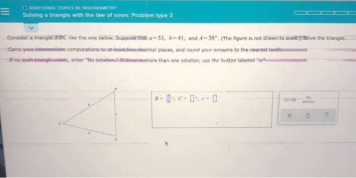 Solved O ADDITIONAL TOPICS IN TRIGONOMETRY Solving a | Chegg.com