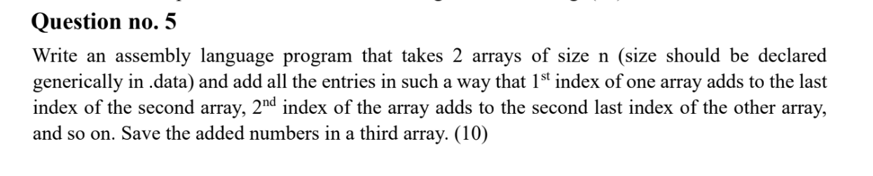 Solved DO IN MASM 8086 ﻿DOSBOX 16 ﻿BITS AND DONT COPY FROM | Chegg.com