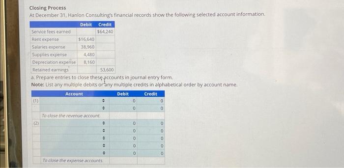 Solved b. Set up T-accounts for each account and pose the | Chegg.com