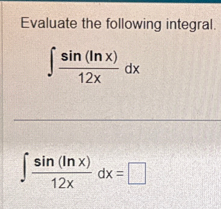 Solved Evaluate the following | Chegg.com