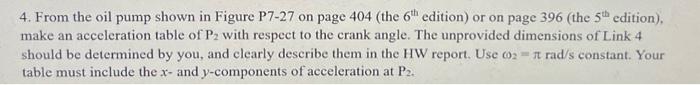 Solved Mechanical systems design. Must adhere with homework | Chegg.com