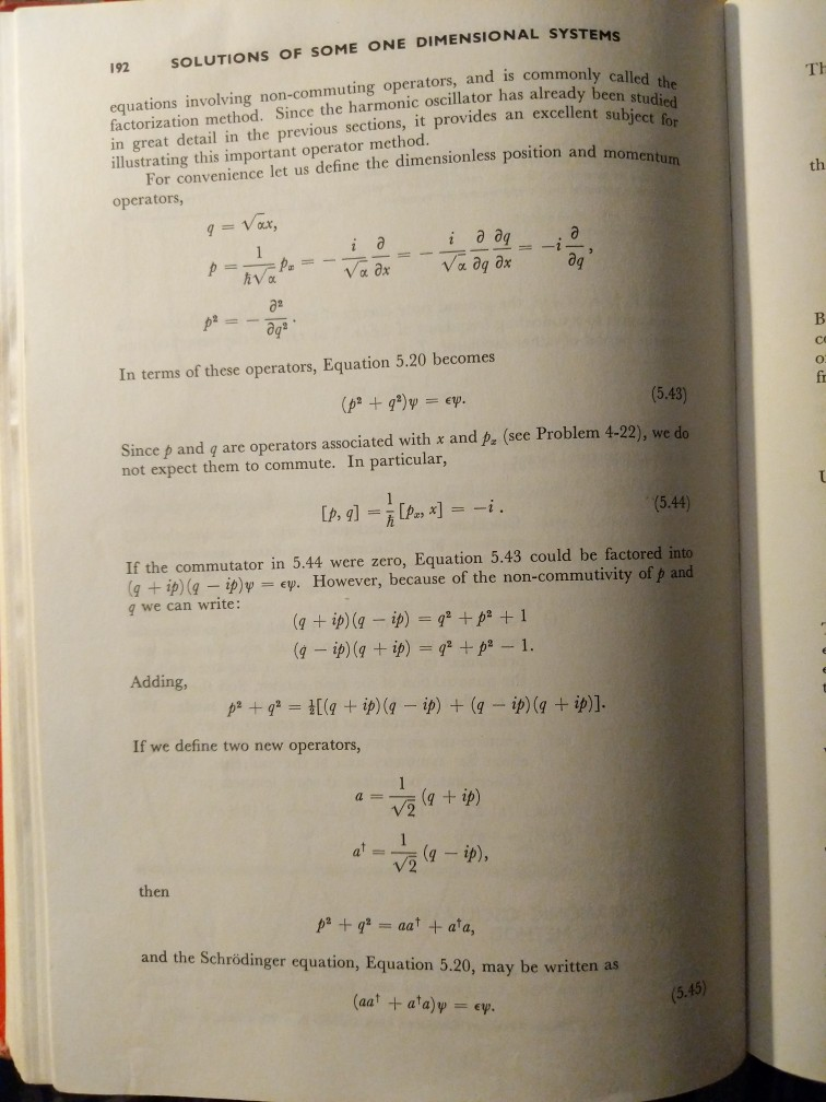 Solved 192 SOLUTIONS OF SOME ONE DIMENSIONAL SYSTEMS TH s | Chegg.com