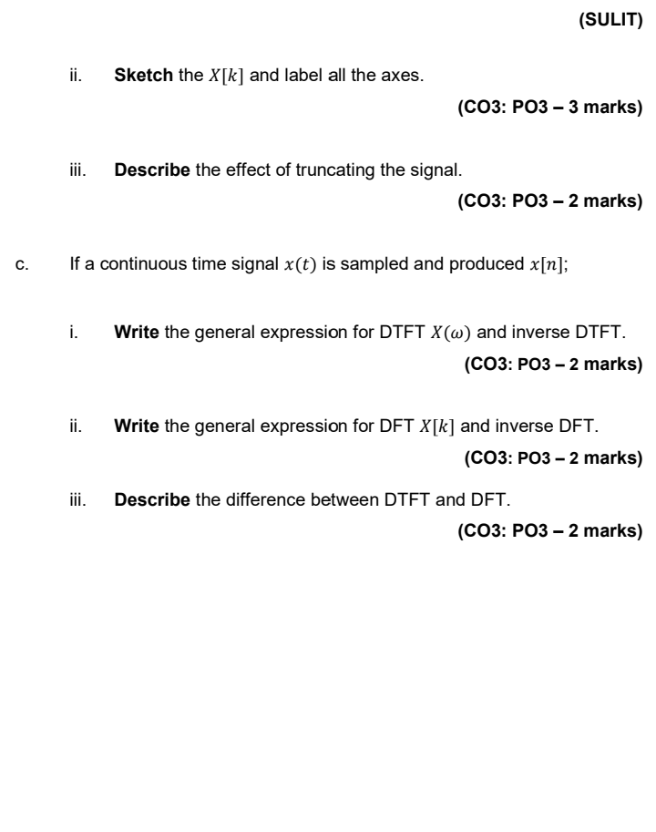 Solved b. Consider a continuous time unit step function is | Chegg.com