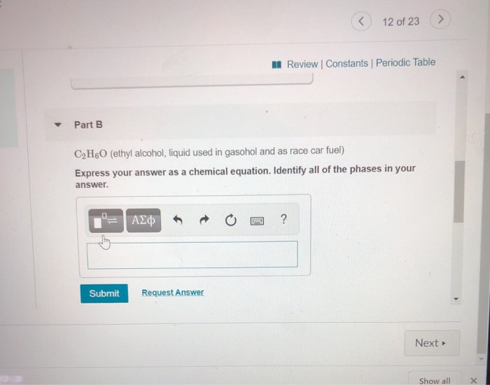 Solved A Review Constants Periodic Table Part A | Chegg.com