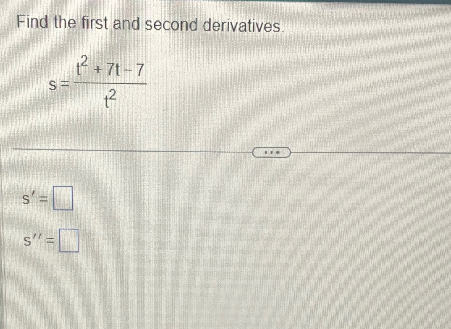 Solved Find the first and second | Chegg.com