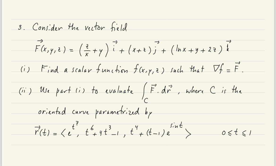 Solved Consider the vector | Chegg.com
