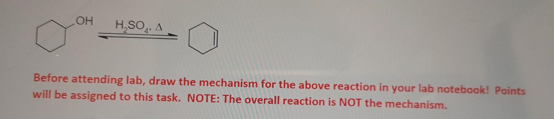 Solved \( \stackrel{\mathrm{H}_{2} \mathrm{SO}_{4}, | Chegg.com