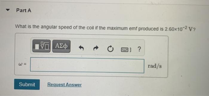 Solved The armature of a small generator consists of a flat, | Chegg.com