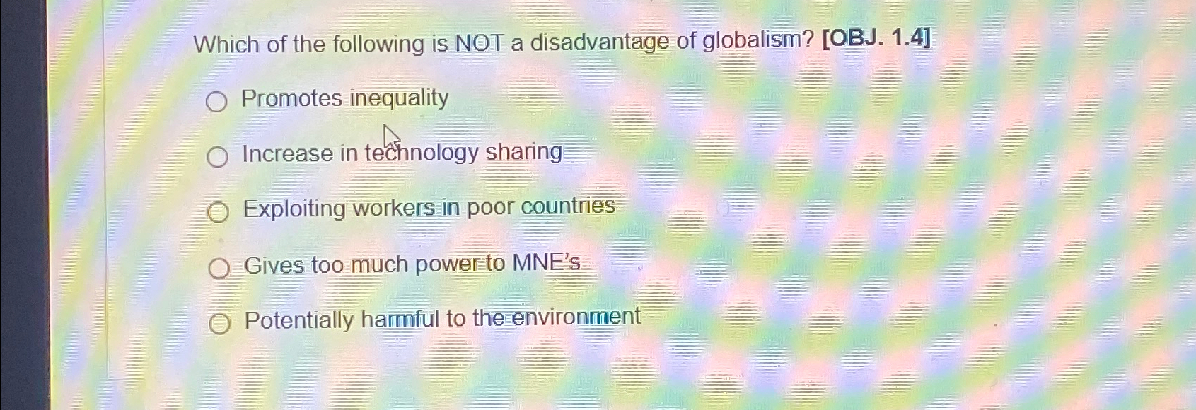 Solved Which of the following is NOT a disadvantage of | Chegg.com