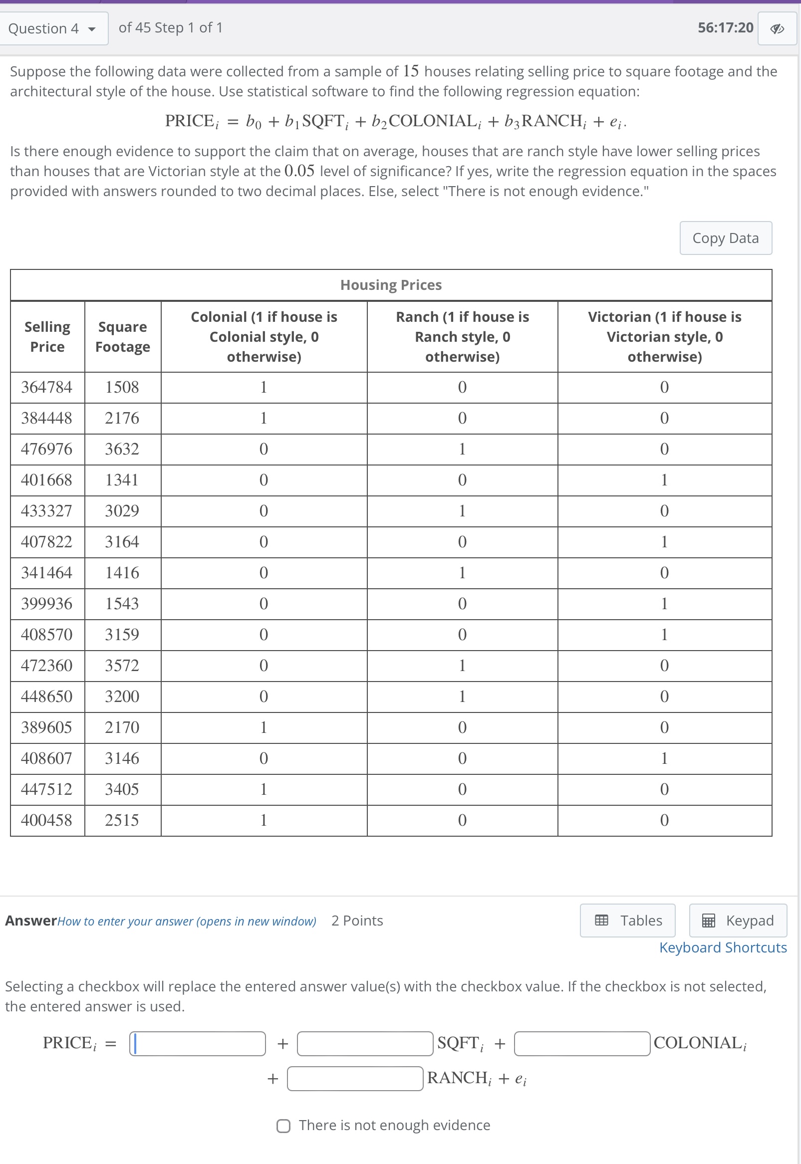 Solved PLEASE ANSWER ASAP!Suppose the following data were | Chegg.com