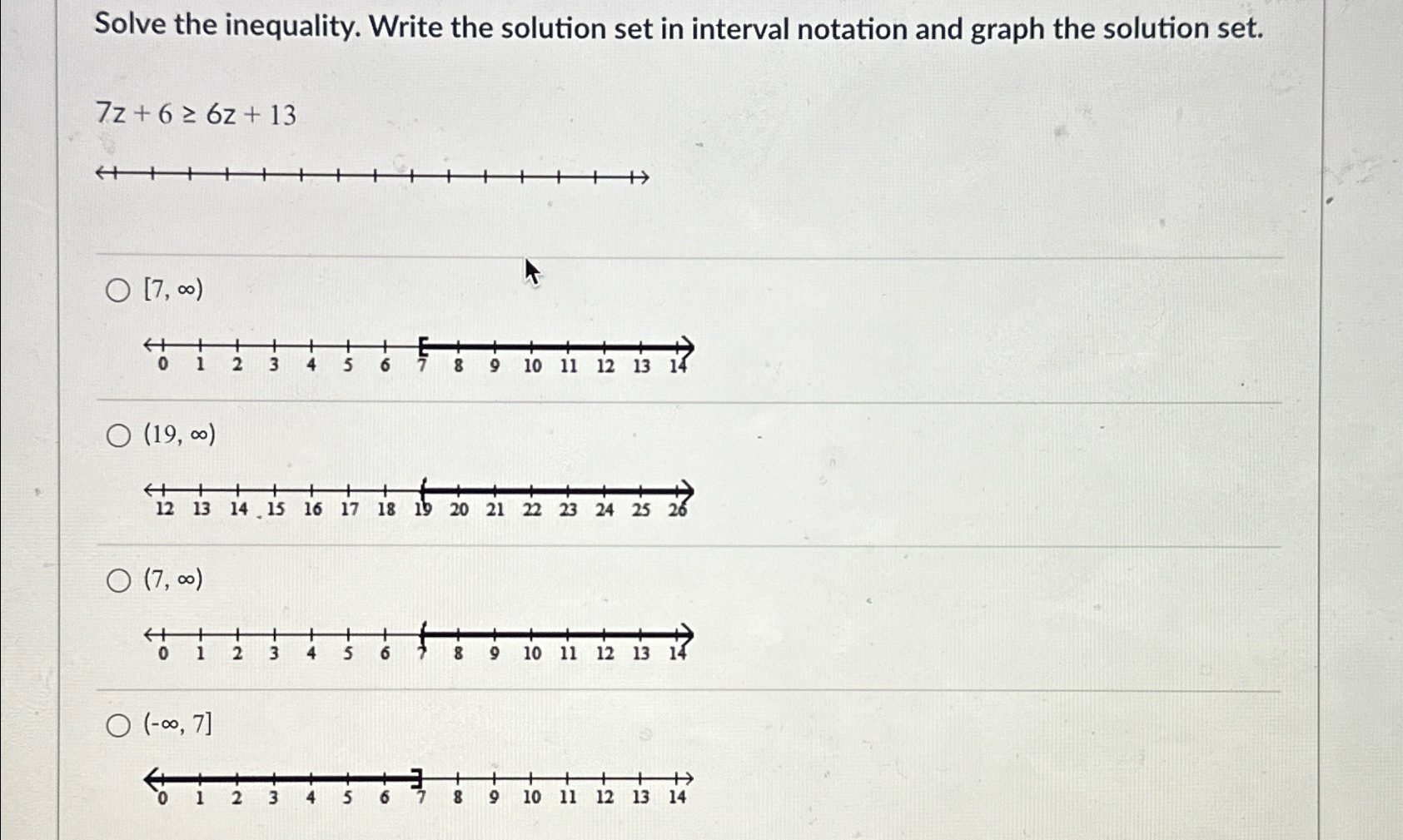 Solved Solve the inequality. Write the solution set in | Chegg.com