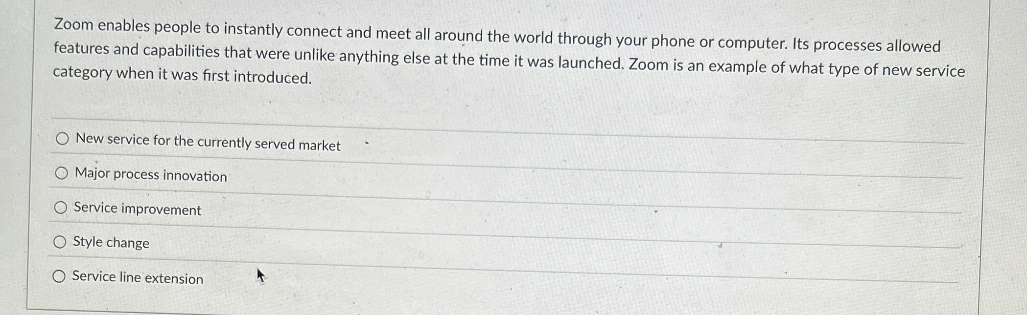 Solved Zoom enables people to instantly connect and meet all | Chegg.com