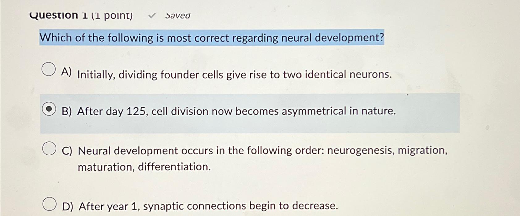 Solved Yuestion 1 (1 ﻿point) ﻿savedWhich of the following | Chegg.com