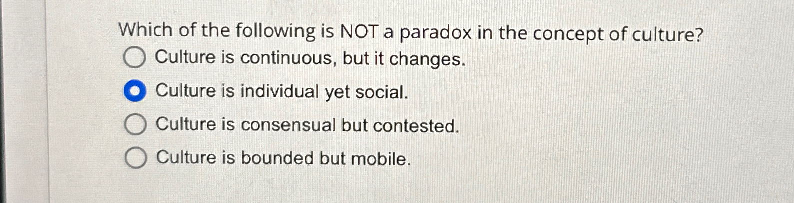 Solved Which of the following is NOT a paradox in the | Chegg.com