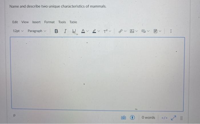 Solved Name and describe two unique characteristics of | Chegg.com