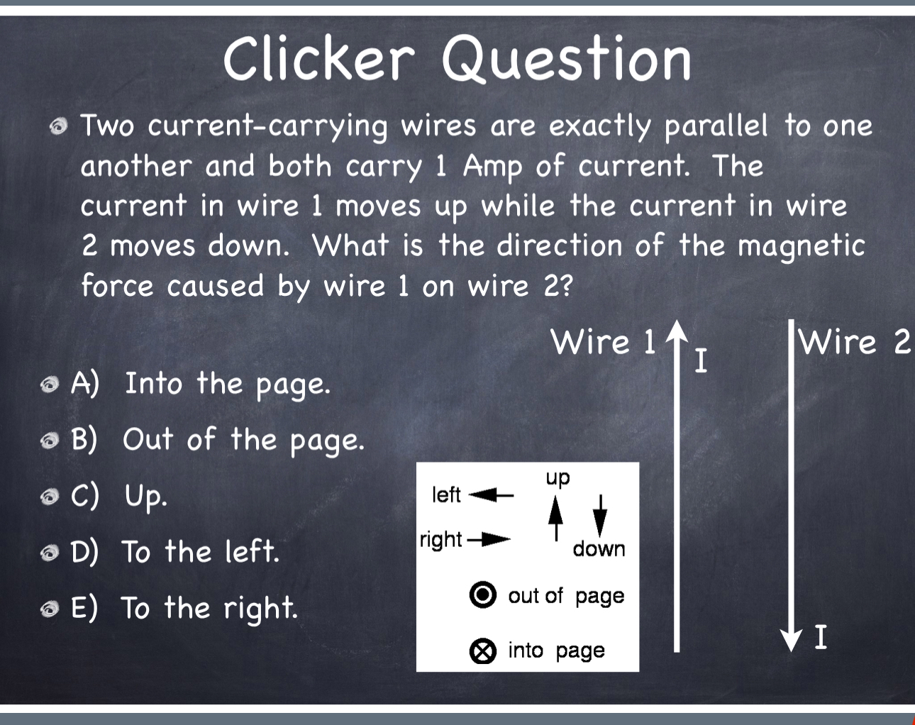 Solved by an EXPERT Clicker QuestionTwo current-carrying wires are | Chegg.com