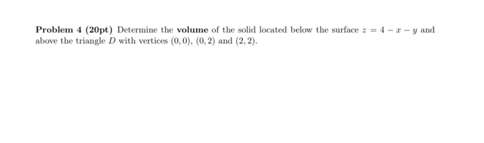 Solved Problem 6 (14pt) Find the area of the portion of the | Chegg.com