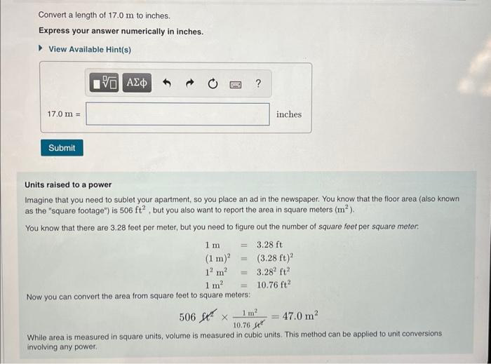 Solved Some common units and their equivalents - 1ft=12 | Chegg.com