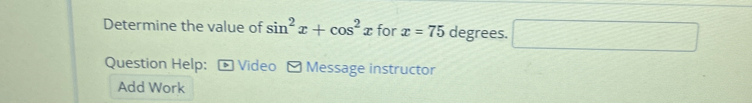 Question Help:Video Message instructorAdd | Chegg.com