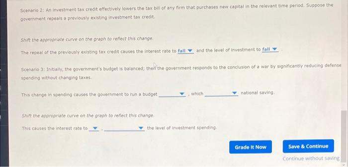 Solved Scenario 1: Suppose savers elther buy bonds or make | Chegg.com Solved Scenario 1: Suppose savers elther buy bonds or make | Chegg.com