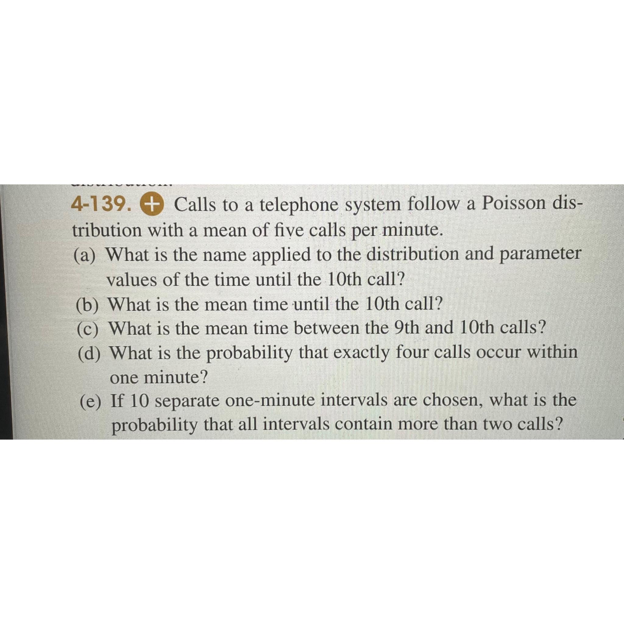 Solved Solve These Qustions With Erlang Distribution Method