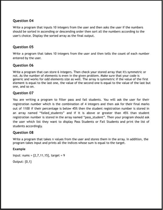 Solved Instructions - You are required to submit a separate | Chegg.com