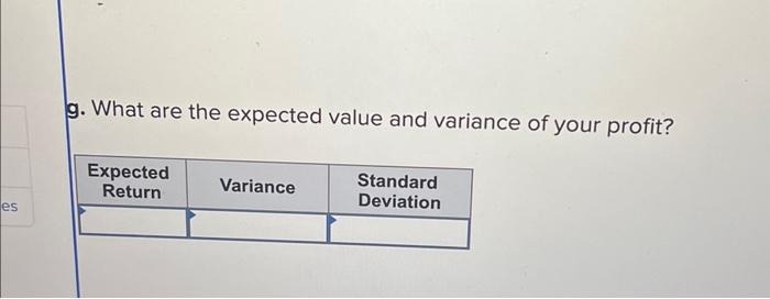 Solved d. What are the expected value, variance, and | Chegg.com