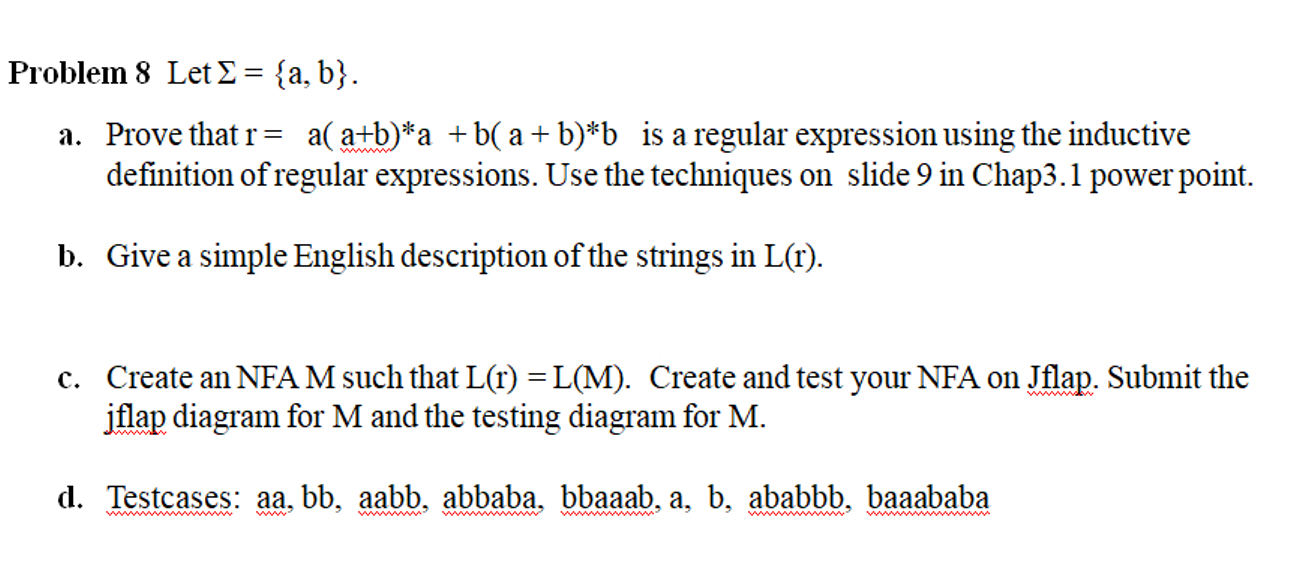 Solved Find a simple regular expression for each of ﻿the | Chegg.com