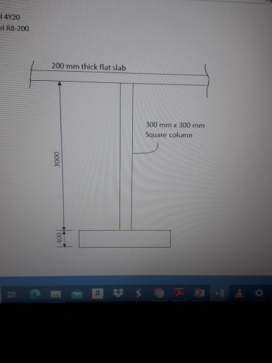 Styles A grid of columns supports a 200 mm concrete | Chegg.com