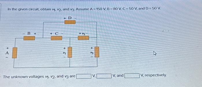Solved In the given circuit, obtain v1.v2, and v3. Assume | Chegg.com