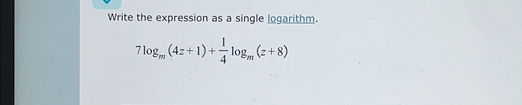 Solved Write the expression as a single | Chegg.com