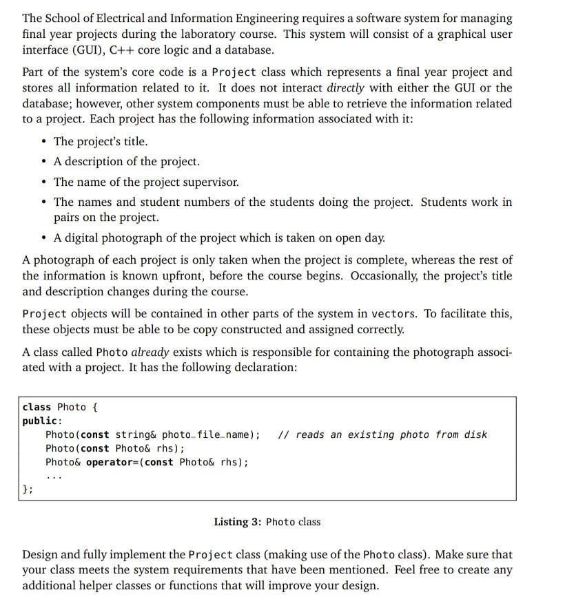 The School of Electrical and Information Engineering | Chegg.com