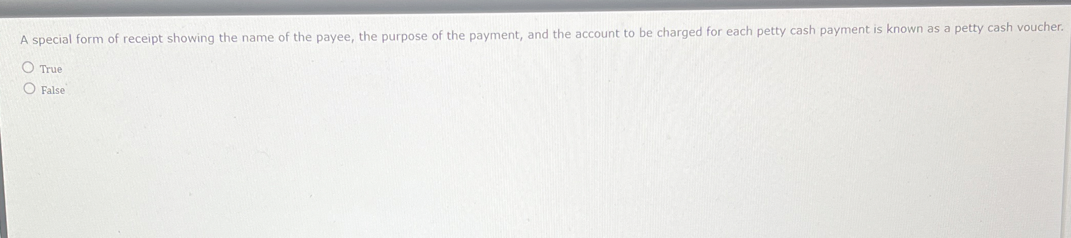 A special form of receipt showing the name of the | Chegg.com