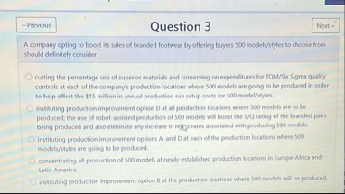 Solved Question 3A company opting to boort its sales of | Chegg.com