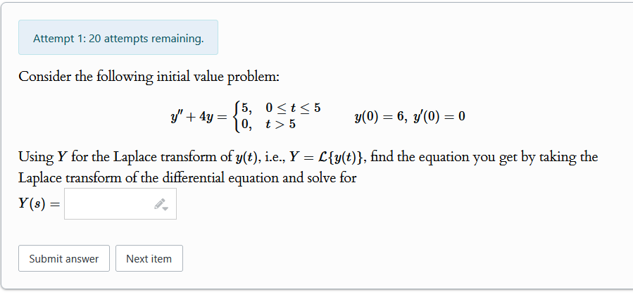 Solved Attempt 1: 20 attempts remaining.Consider the | Chegg.com Solved Attempt 1: 20 attempts remaining.Consider the | Chegg.com