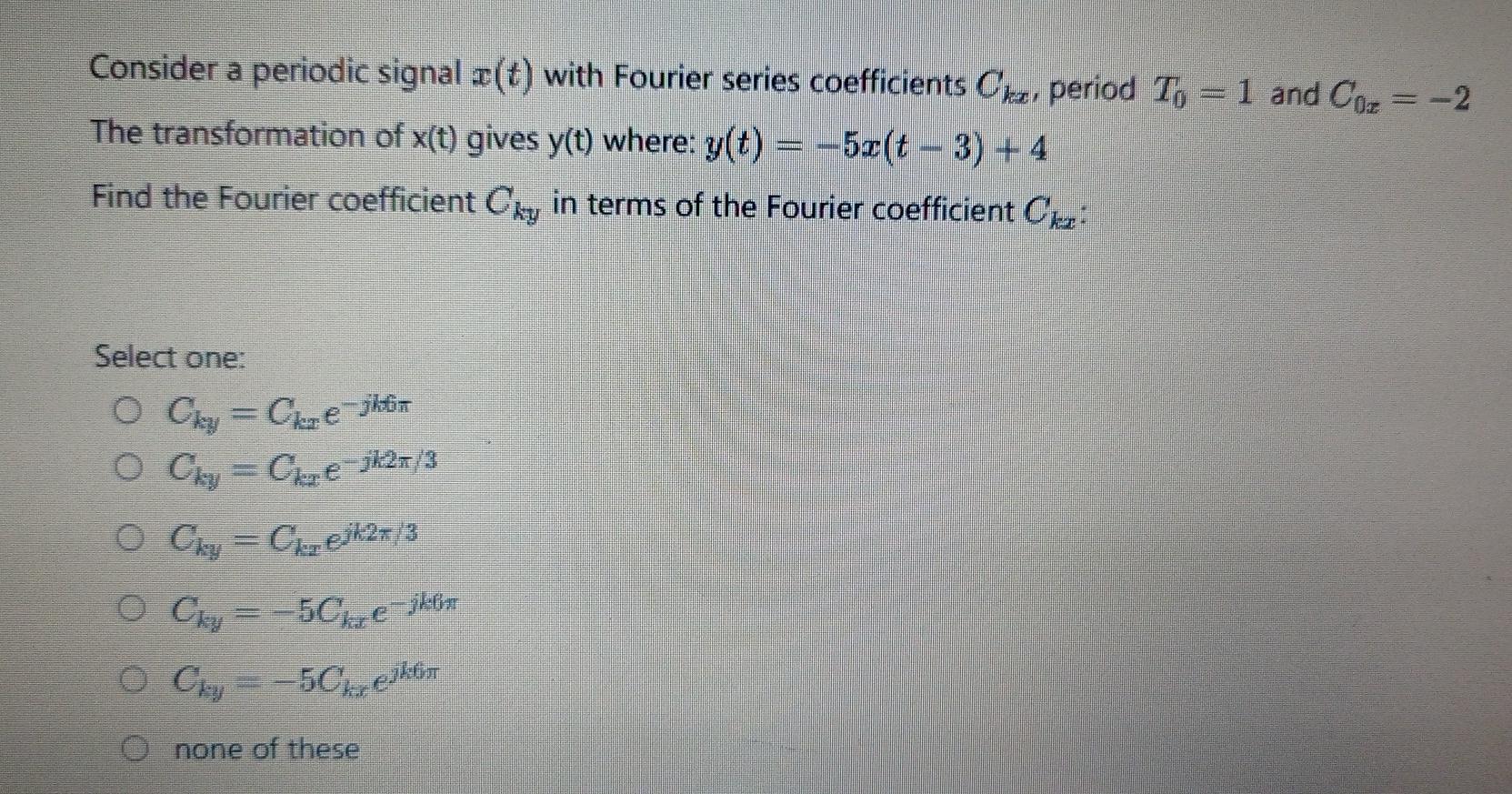 Solved If x(t)=e−2tu(t) and h(t)=e−3tu(t), the y(t) will be: | Chegg.com