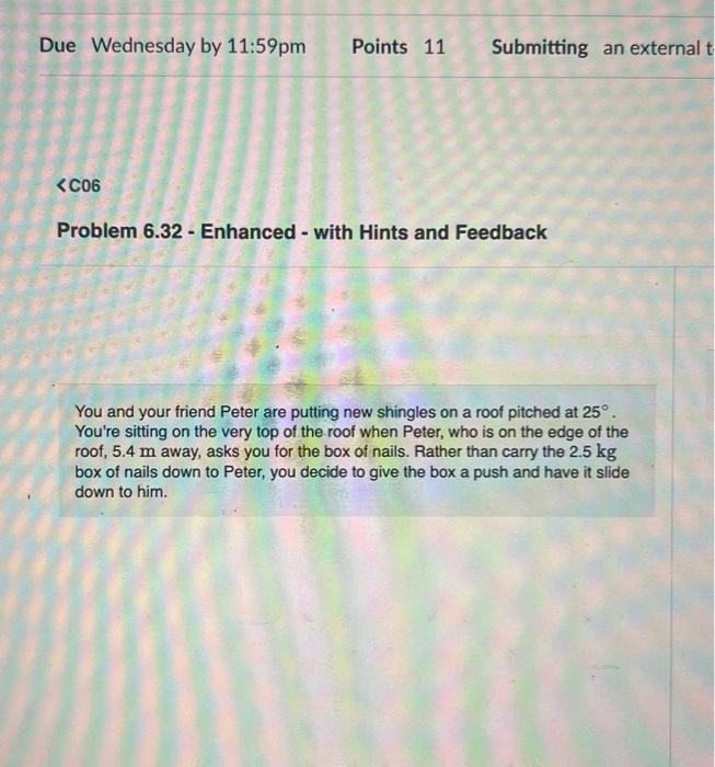 You and your friend Peter are putting new shingles on | Chegg.com