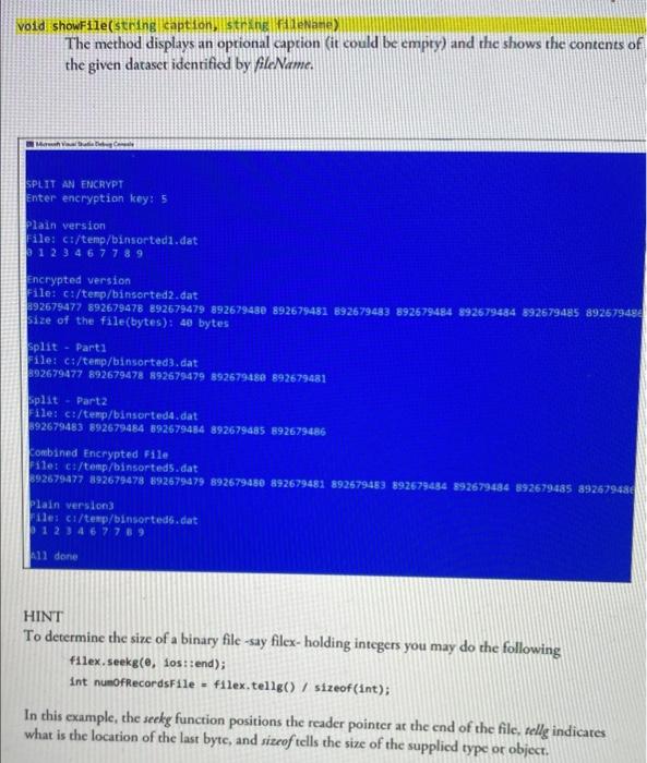 Solved Working with C++. This is on Chapter 12: Advanced | Chegg.com