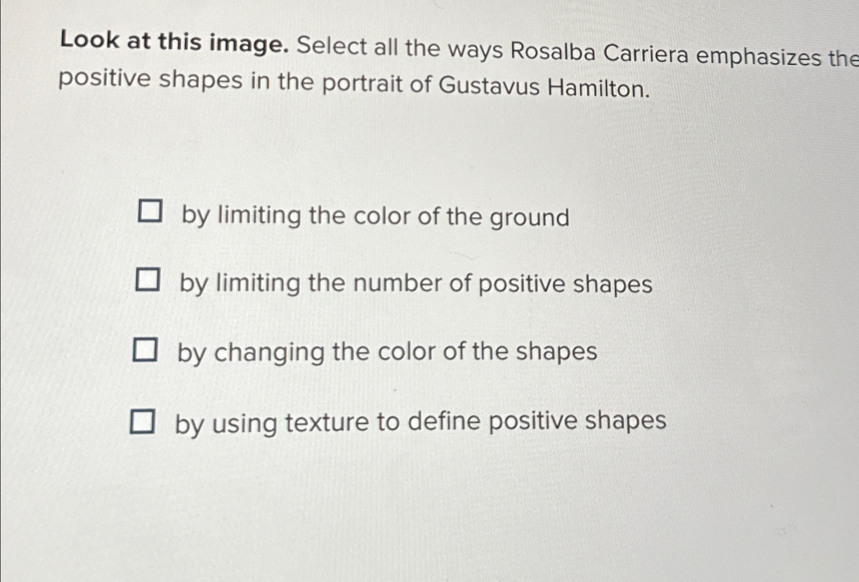 Solved Look at this image. Select all the ways Rosalba | Chegg.com