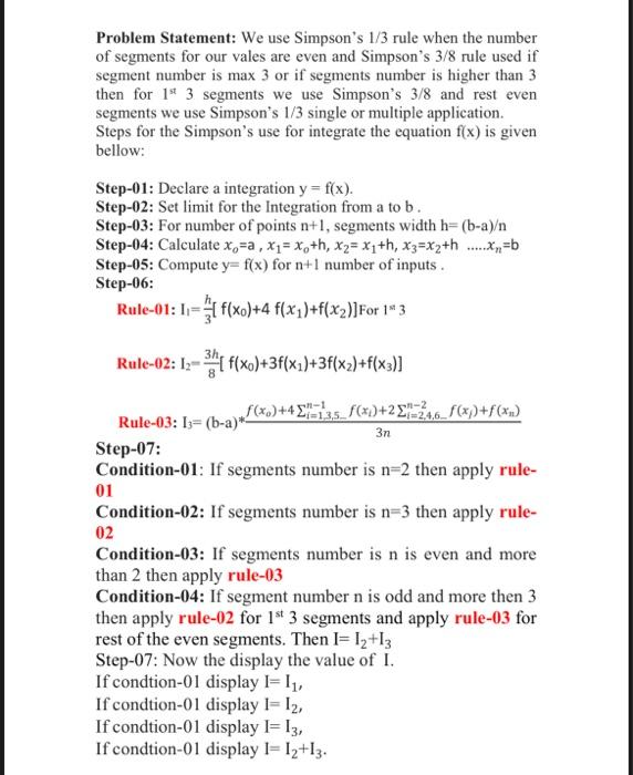 Solved I need matlab code for doing integration by using | Chegg.com