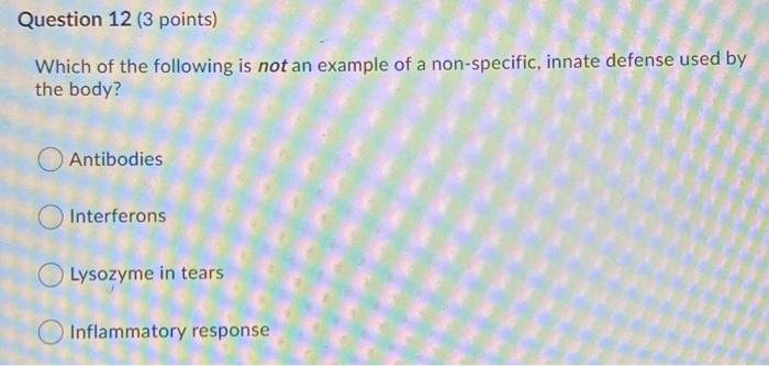 Solved Question 6 ( 3 points) Which of the following is true | Chegg.com
