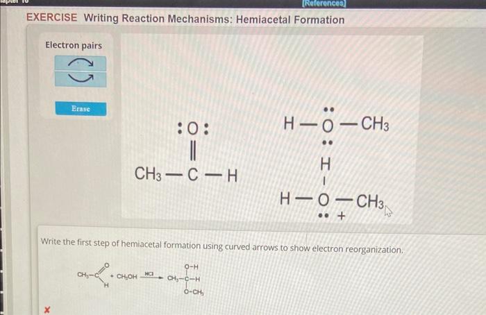 Solved EXERCISE Writing Reaction Mechanisms: Hemiacetal | Chegg.com