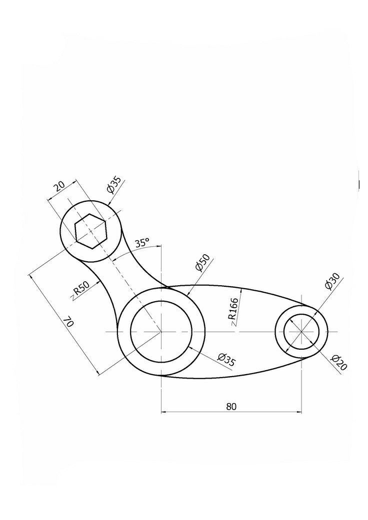 can you draw this drawing in catia v5 ﻿and make it 3d | Chegg.com