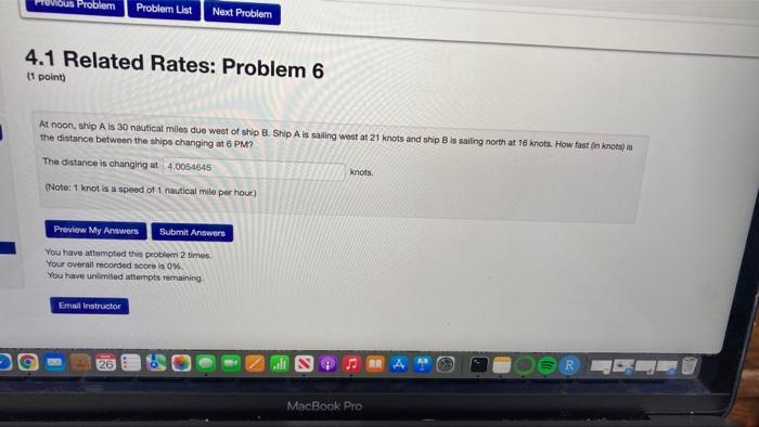 Solved Ous Problem Probler List Next Problem 41 Related 