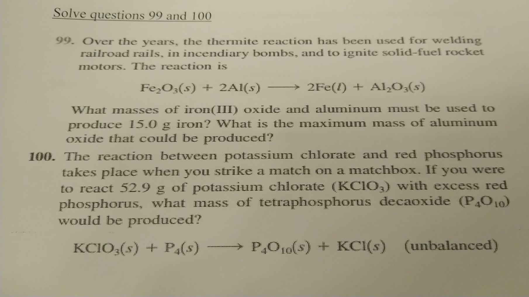 Solved Solve questions 99 and 100 99. Over the years, the | Chegg.com