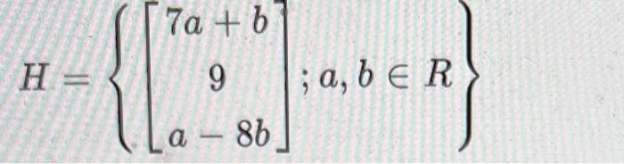 Solved Determine whether the following sets are subspaces. | Chegg.com