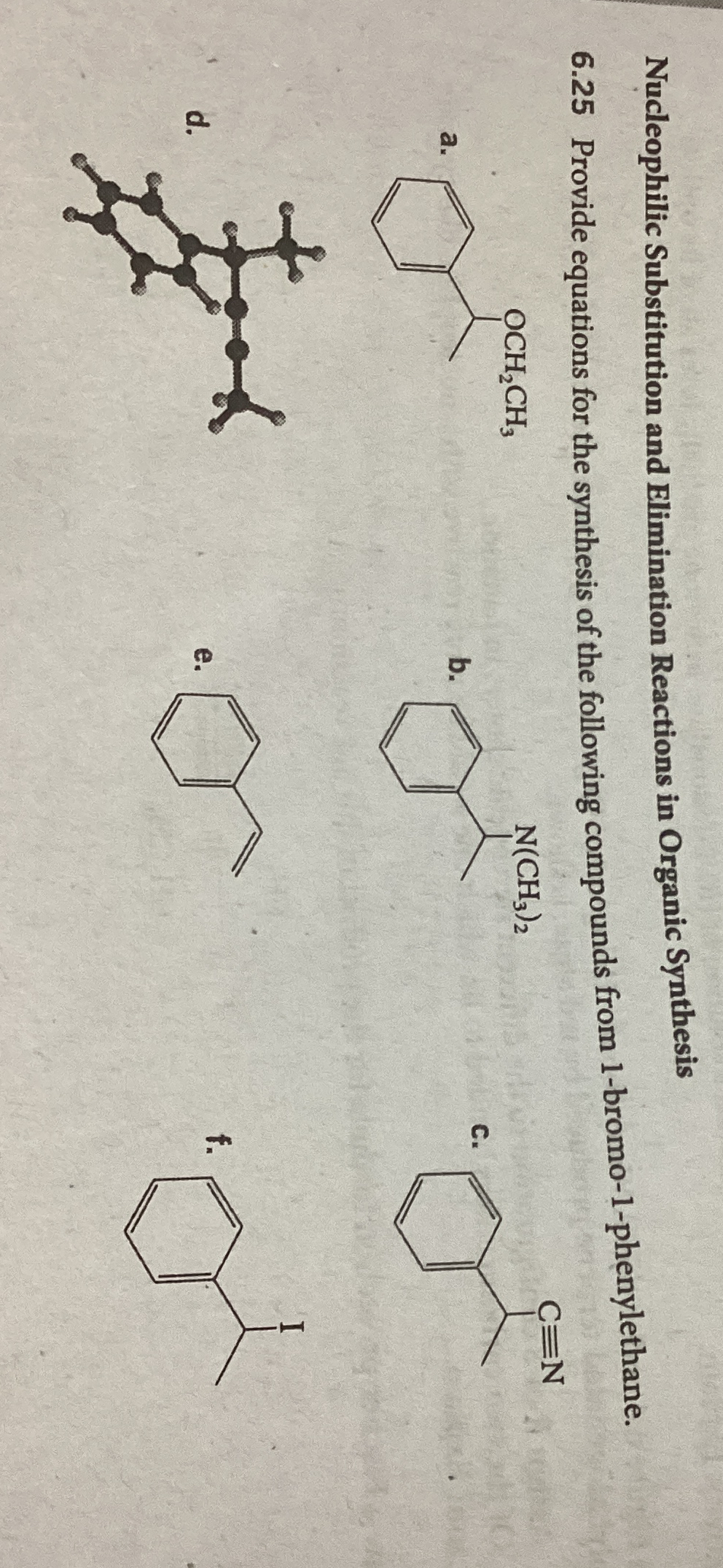 Solved Nucleophilic Substitution and Elimination Reactions | Chegg.com
