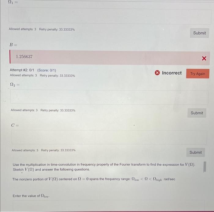 Solved Allowed attempts: 3 Retry penalty: 33.33333% B= | Chegg.com
