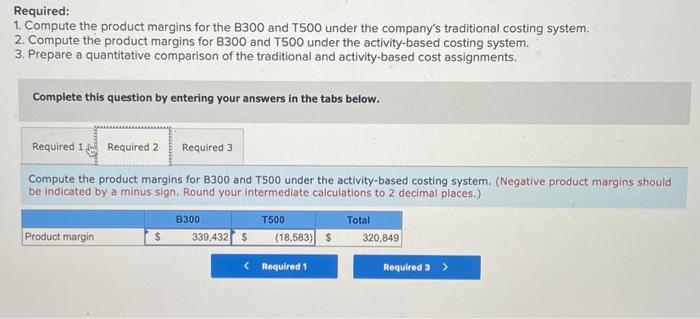 Solved Prepare a quantitative comparison of the traditional | Chegg.com